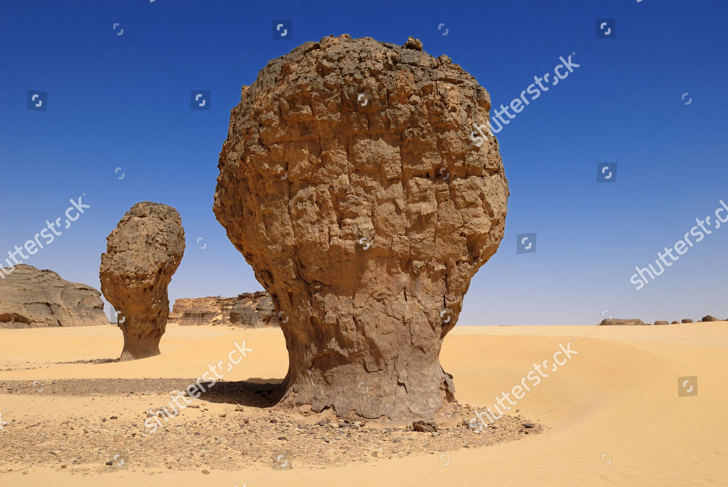 Sandstone Rock Formation Tin Akachaker Tassili Editorial Stock Photo ...