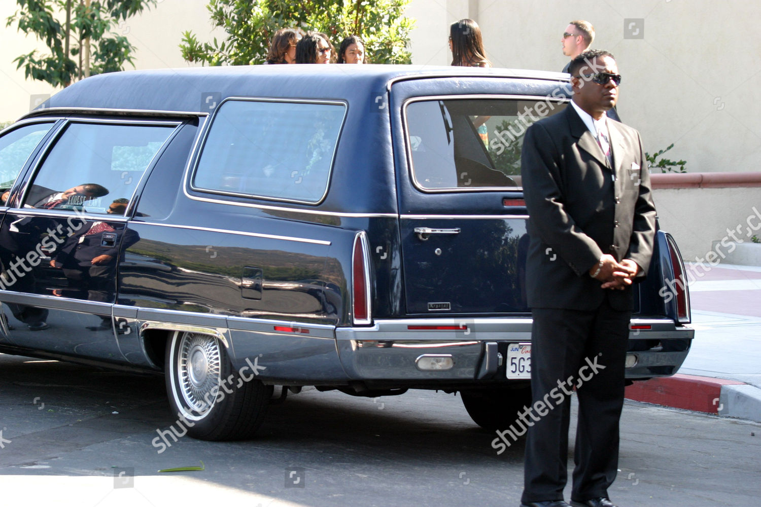 Undertaker Hearse Forest Lawn Cemetery Editorial Stock Photo - Stock ...