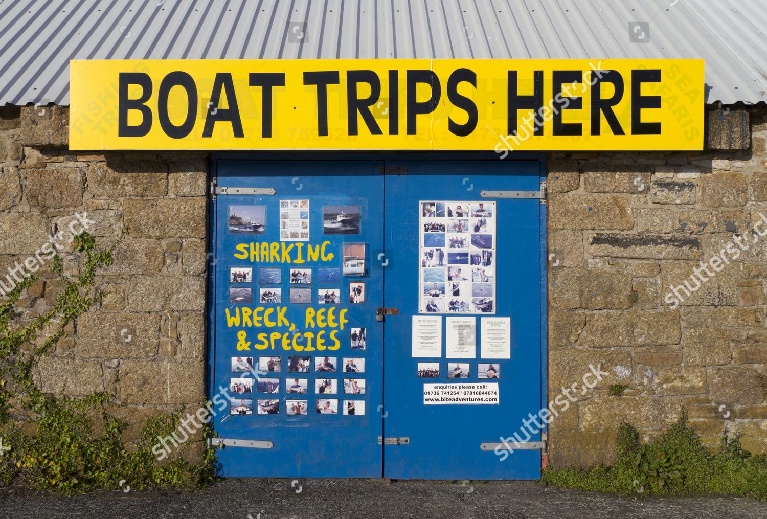 Sign Boat Trips Penzance Cornwall England Editorial Stock Photo - Stock ...