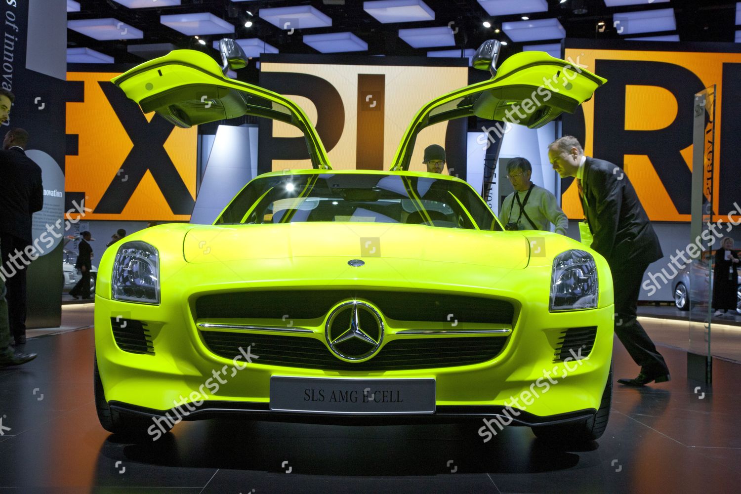 Mercedes Sls Amg Ecell Electric Car Editorial Stock Photo - Stock Image ...