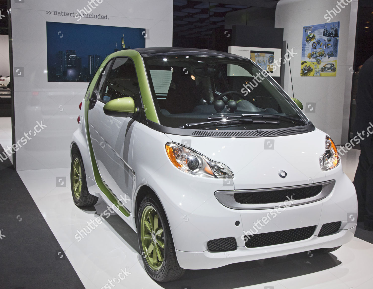 Plugin Electric Smart Car On Display Editorial Stock Photo - Stock ...