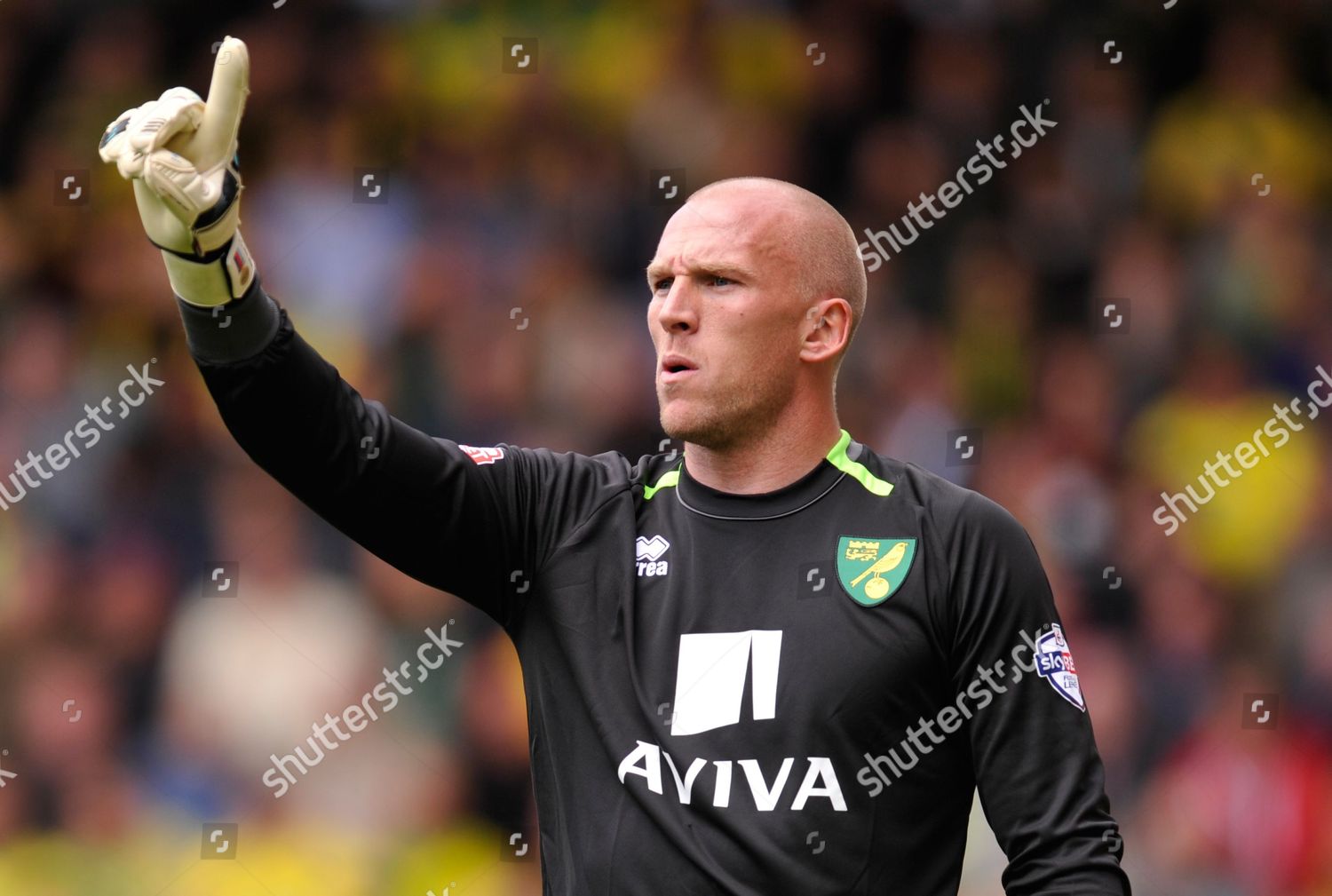 Norwich City Goalkeeper John Ruddy Editorial Stock Photo - Stock Image ...