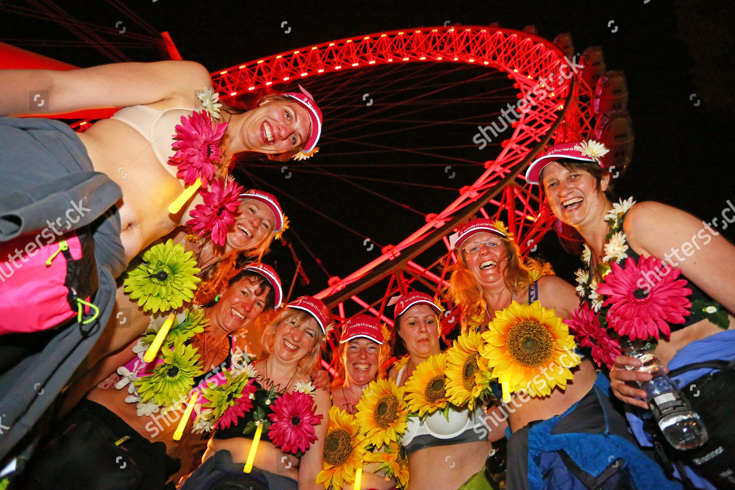 Participants Passing London Eye Walk Walk Editorial Stock Photo - Stock ...