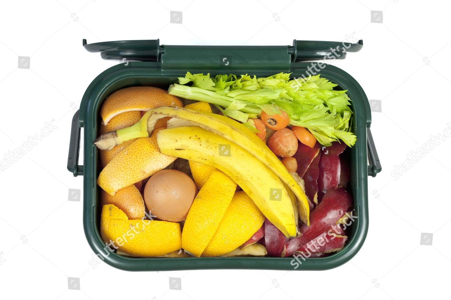 Food Waste Composting Domestic Recycling Waste Editorial Stock Photo ...