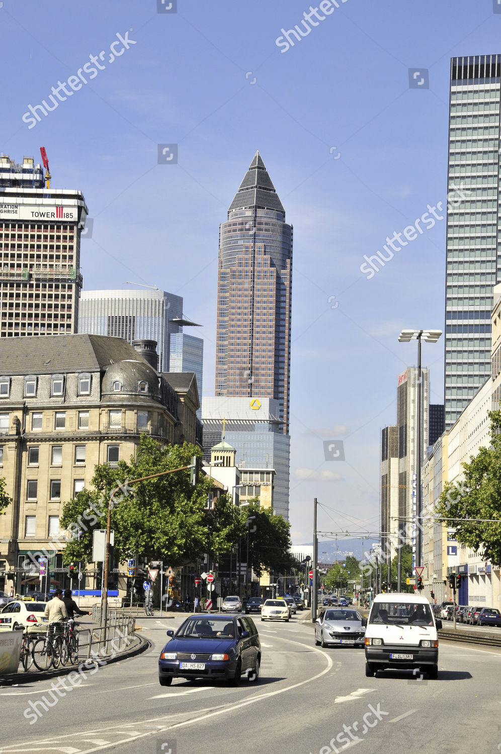Street Scene On Duesseldorfer Strasse Main Editorial Stock Photo ...