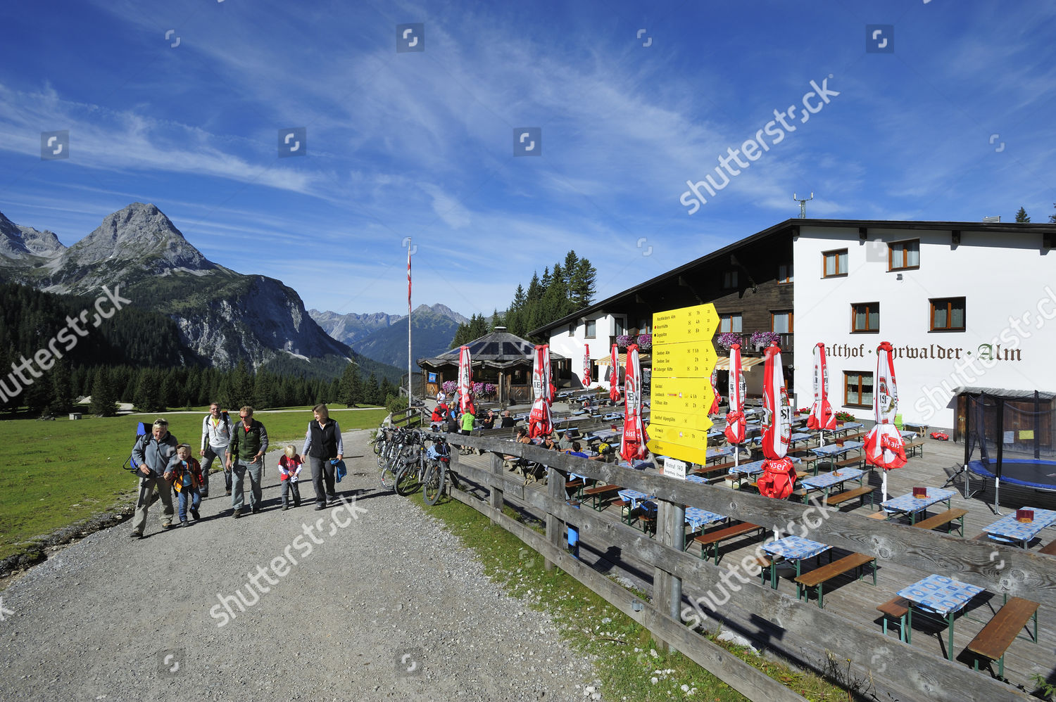 Ehrwalder Alm Ehrwald Tyrol Austria Europe Editorial Stock Photo ...