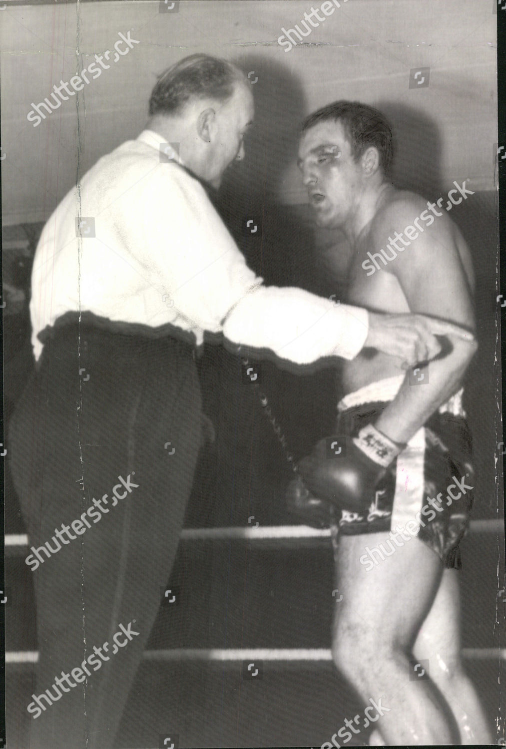European Heavyweight Title Boxing Match Brian Editorial Stock Photo ...