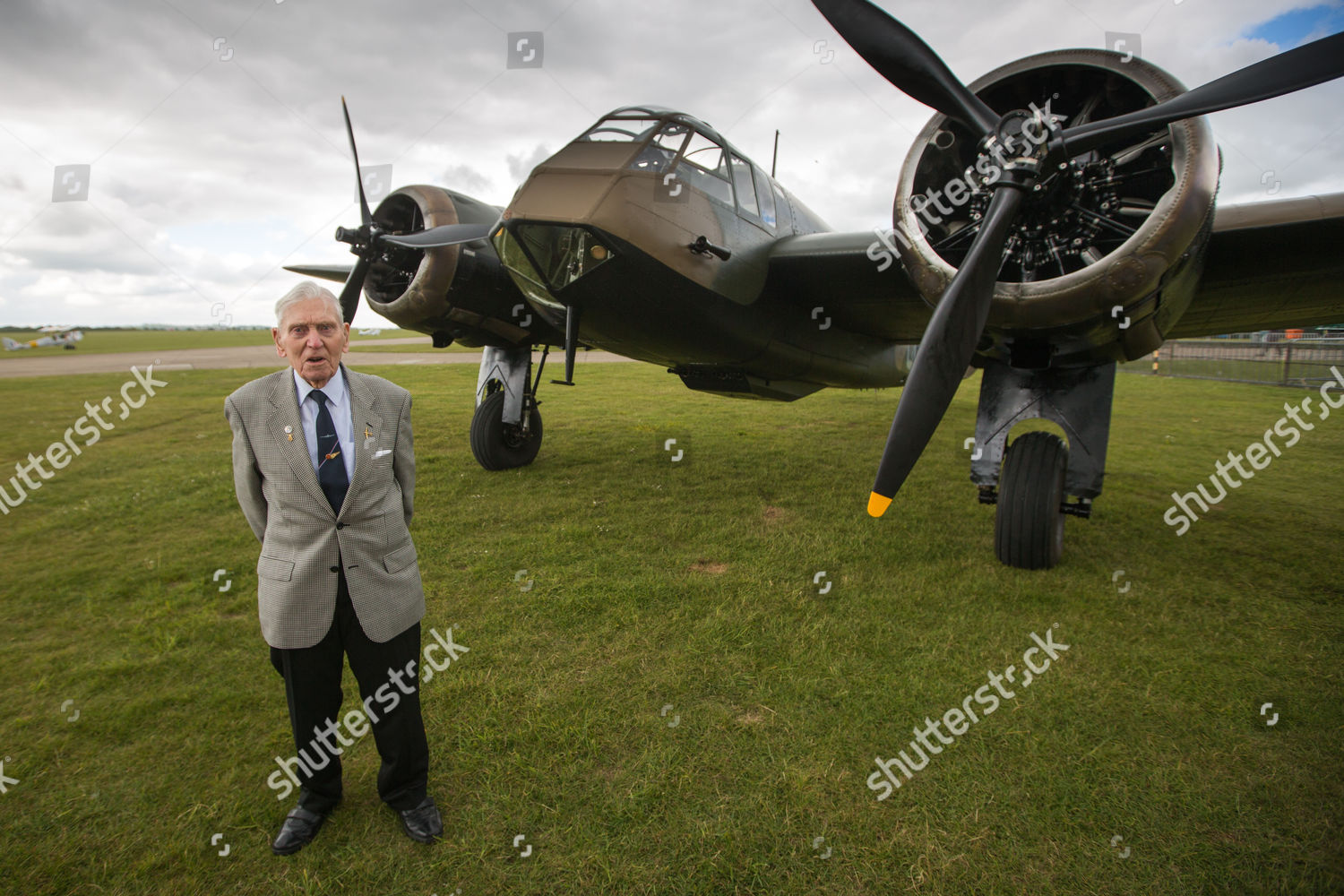 Former Bristol Blenheim Pilot Ian Blair Editorial Stock Photo - Stock ...
