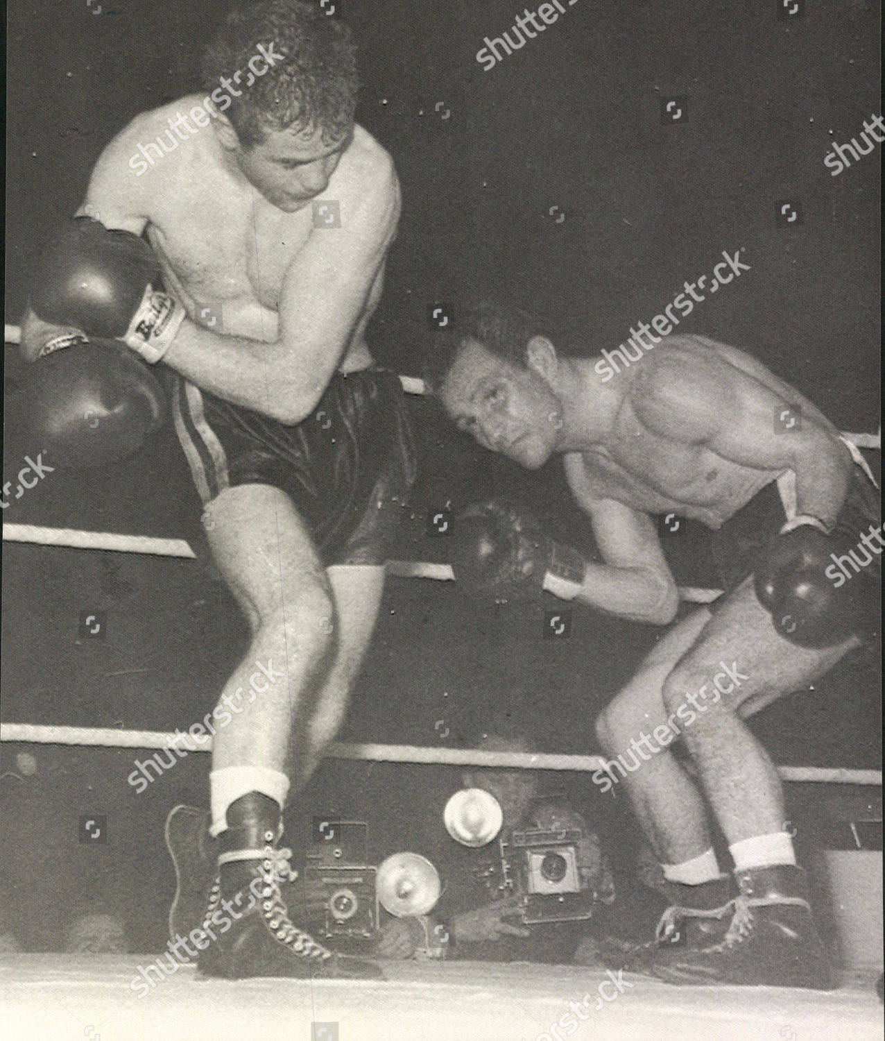 Bantamweight Boxing Match Freddie Gilroy Left Editorial Stock Photo ...