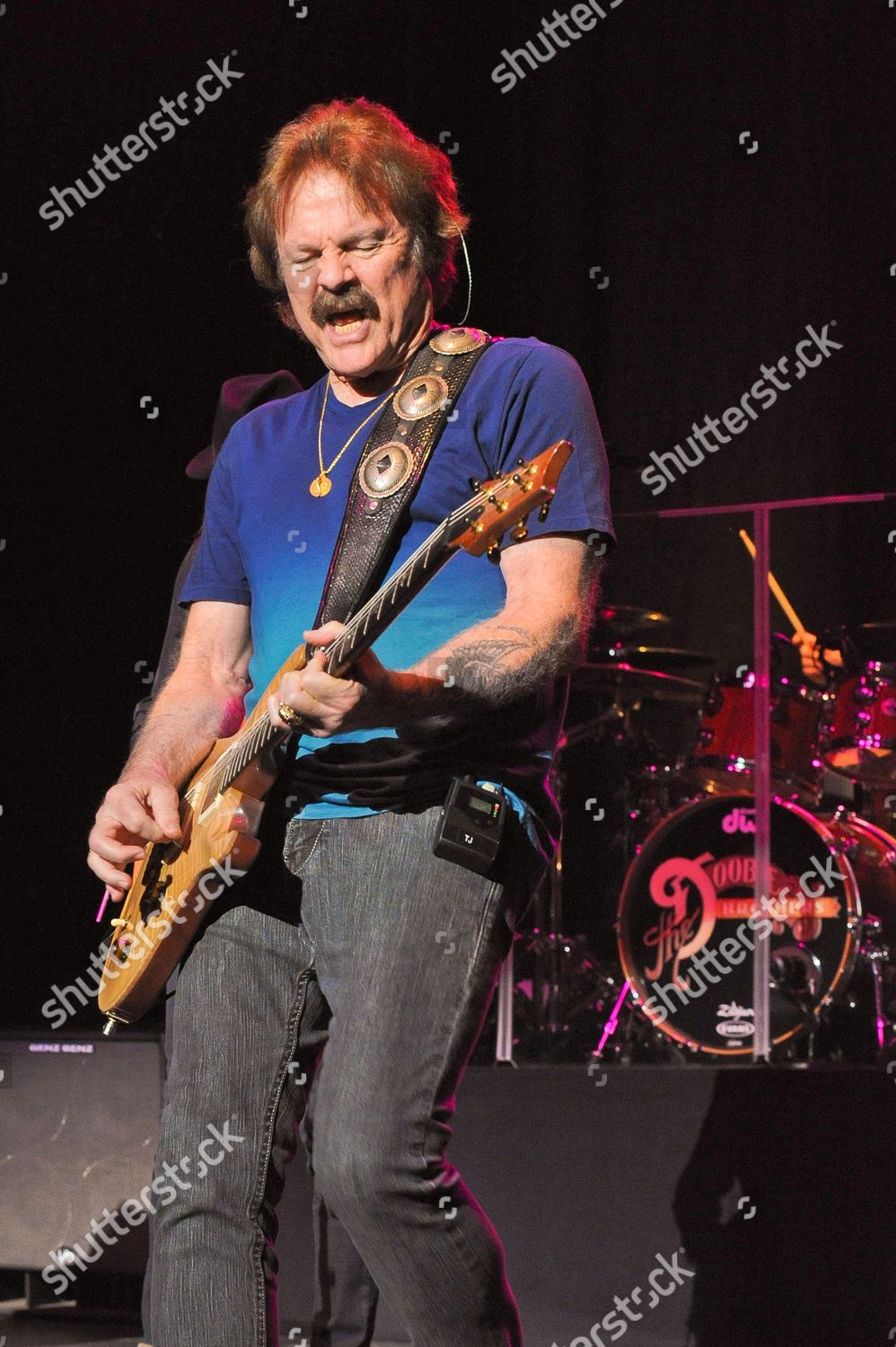 Tom Johnston Doobie Brothers Performs Majestic Editorial Stock Photo ...