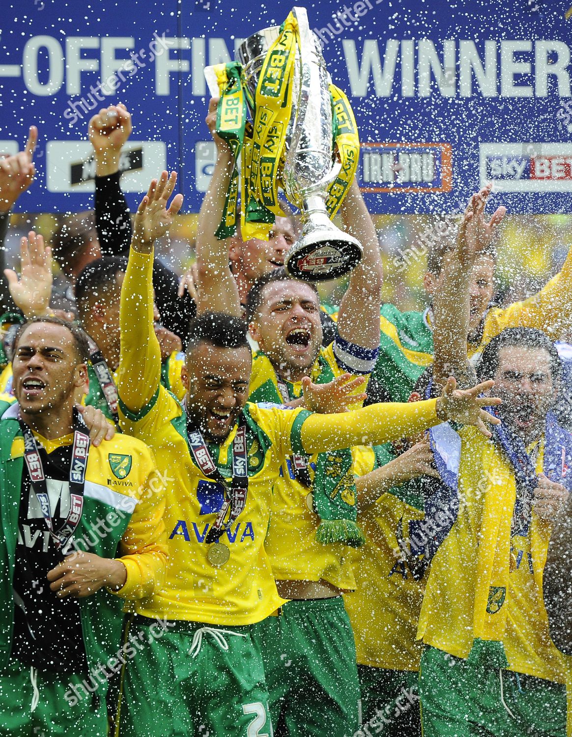 Norwich City Captain Russell Martin Lifts Editorial Stock Photo - Stock ...