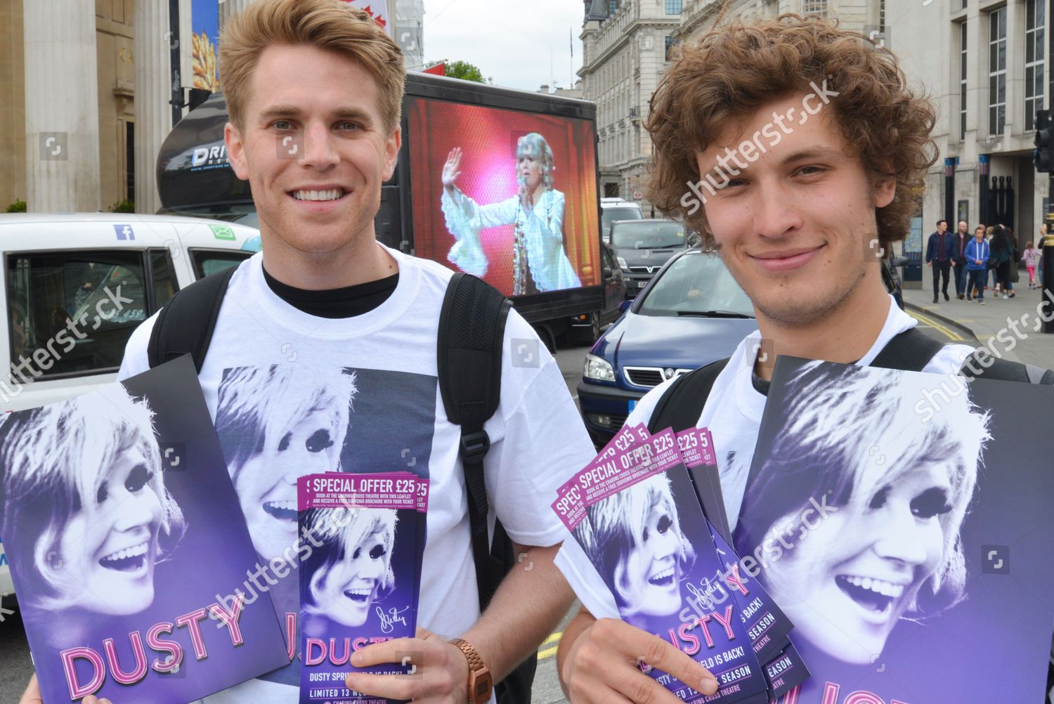Promoting New Dusty Springfield Musical Van Editorial Stock Photo ...