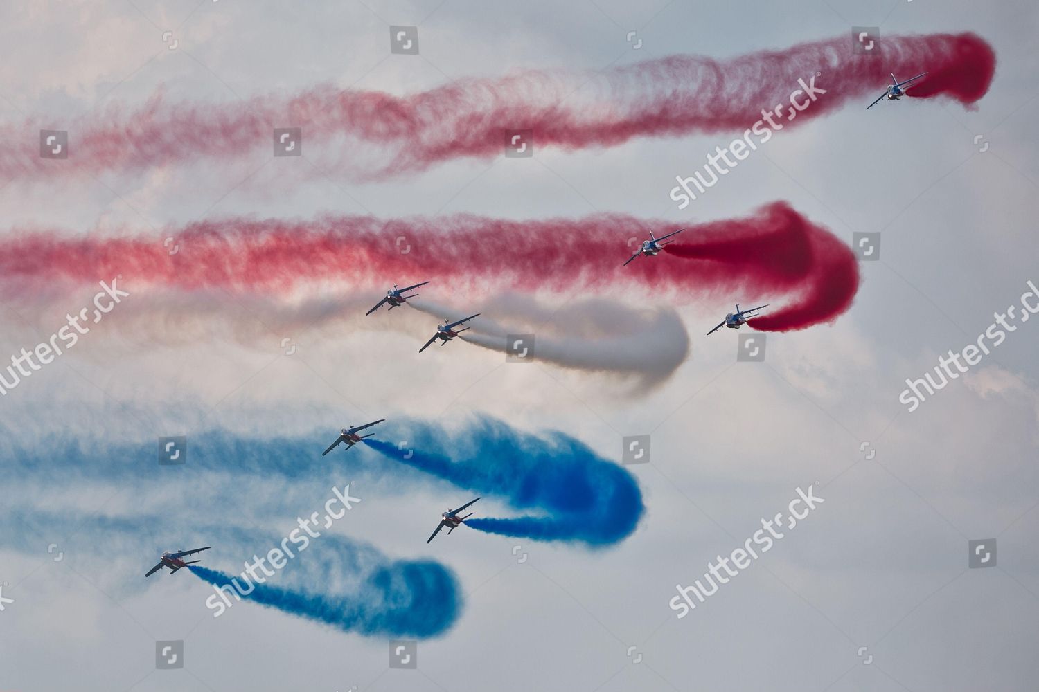 Patrouille De France Aerobatic Team French Editorial Stock Photo ...