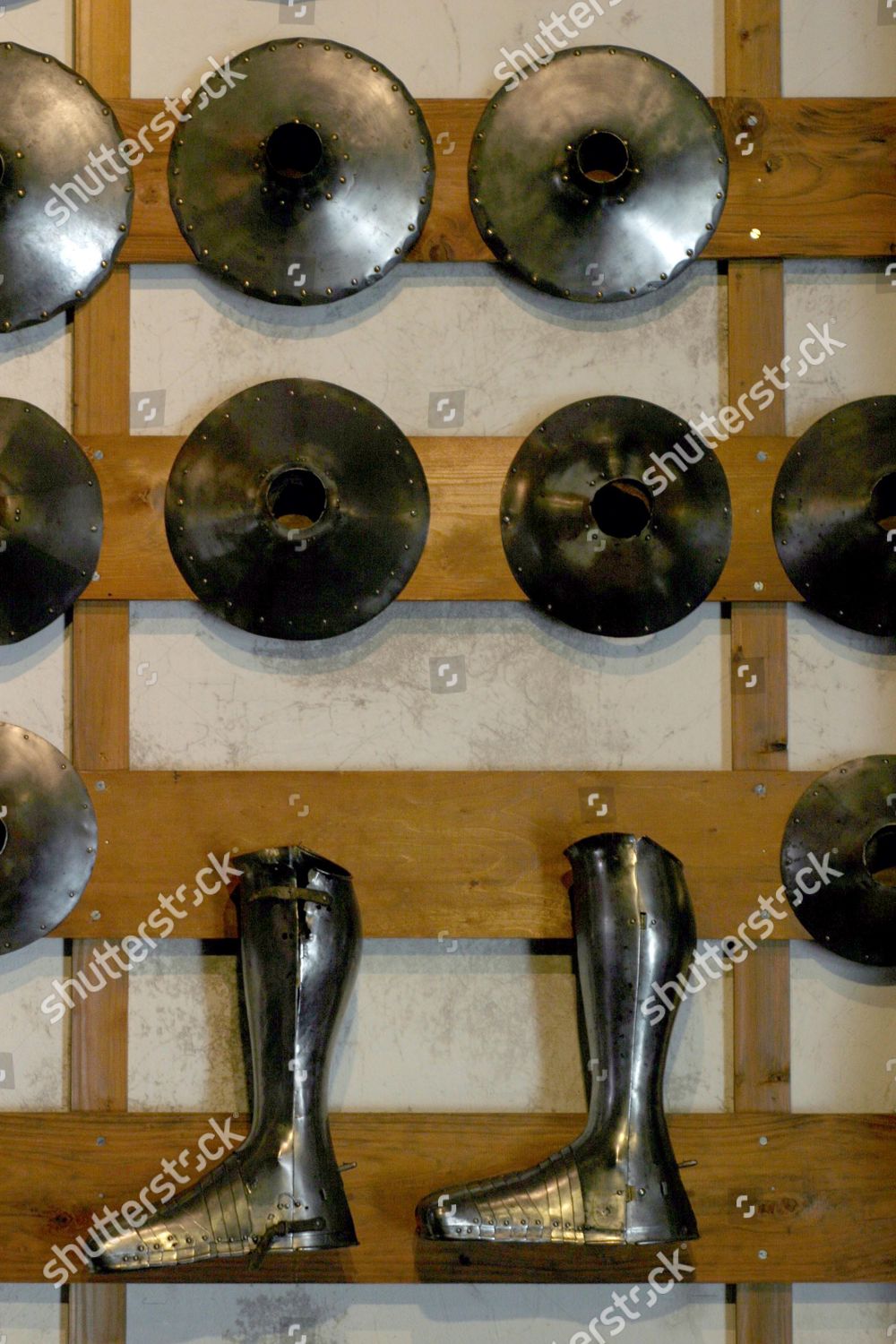 Shields Armour Giving Leg Protection Editorial Stock Photo - Stock ...