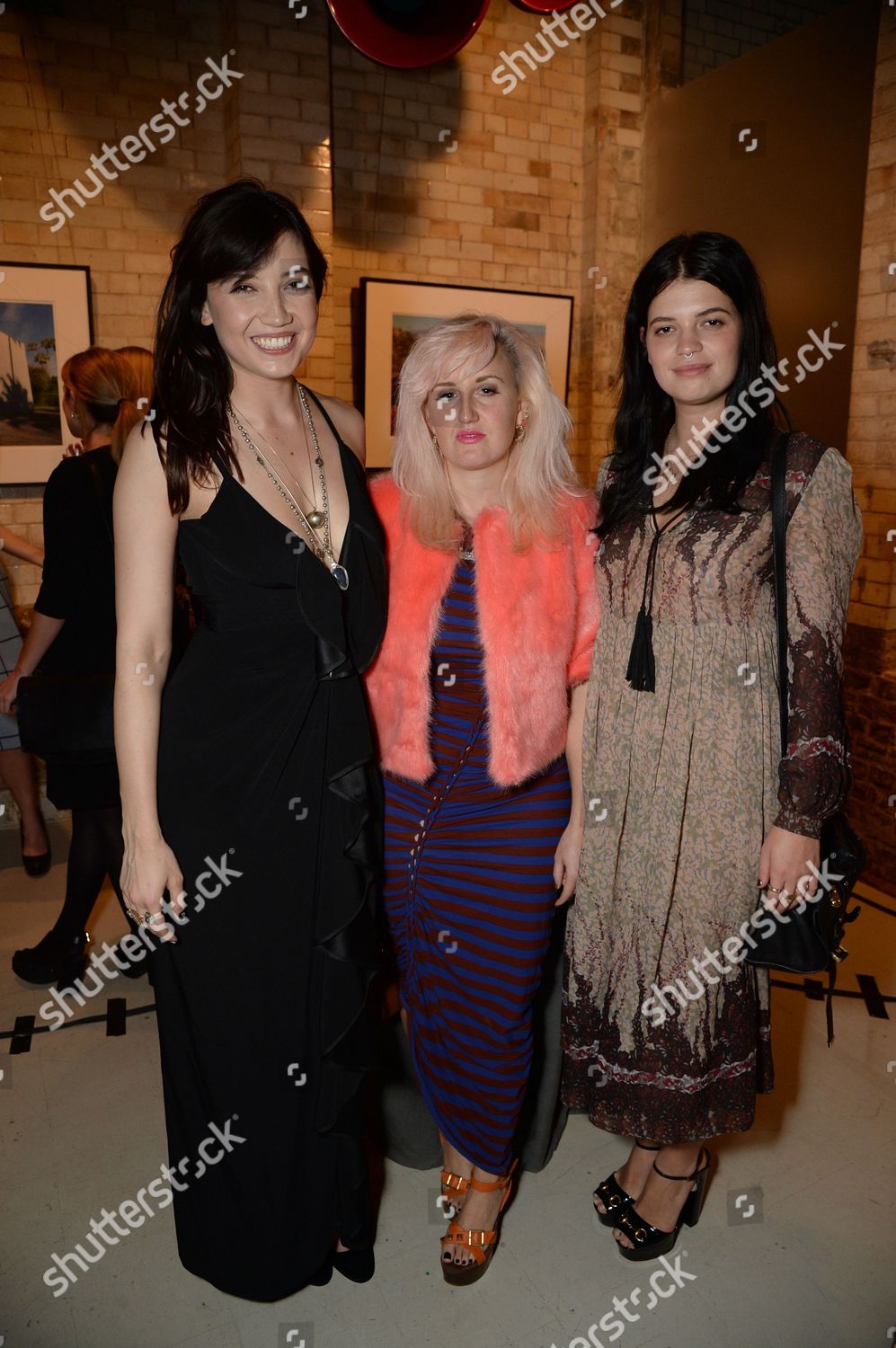 Daisy Lowe Aimee Philips Pixie Geldof Editorial Stock Photo - Stock ...