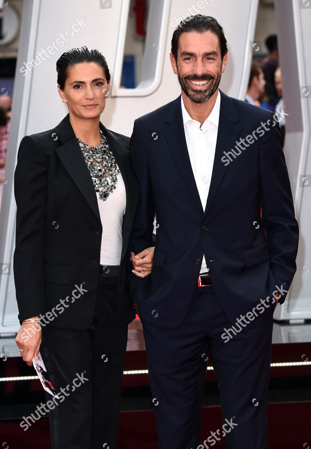 Robert Pires Wife Jessica Lemarie Editorial Stock Photo - Stock Image ...