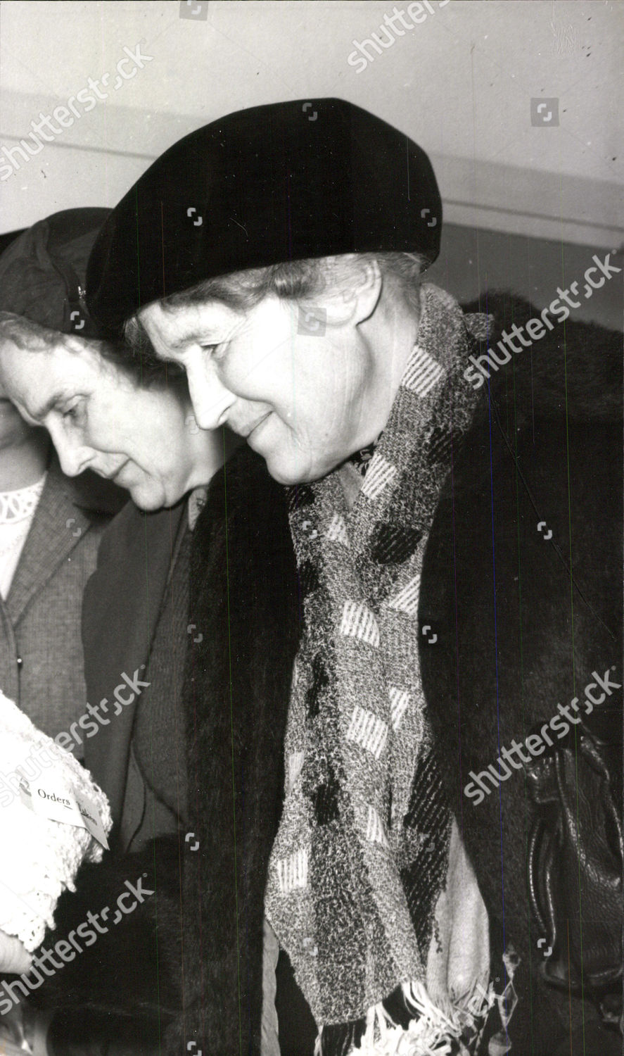 Hermione Lady Cameron Widow Sir Donald Editorial Stock Photo - Stock ...