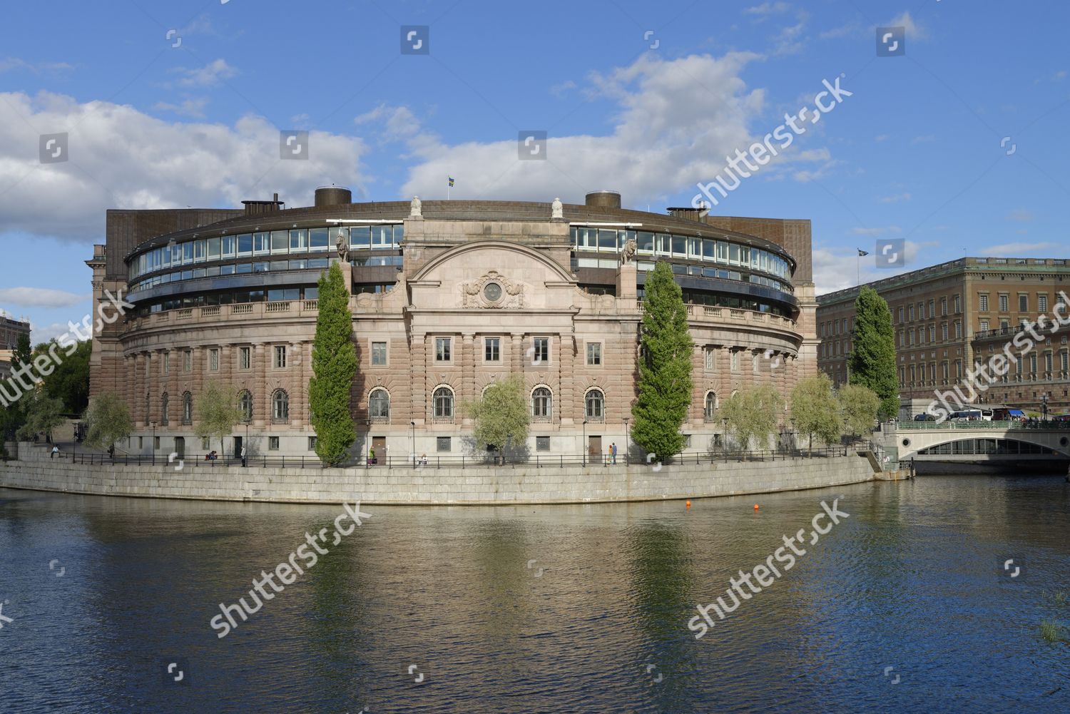 Riksdaghuset Parliament House Government Building Helgeandsholmen ...