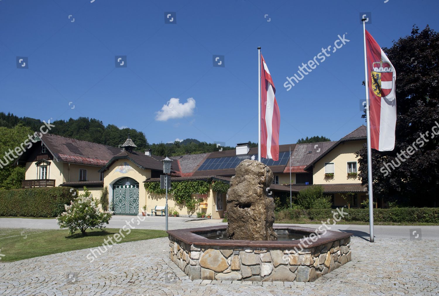 Gut Aich Priory European Abbey Benedictine Editorial Stock Photo ...