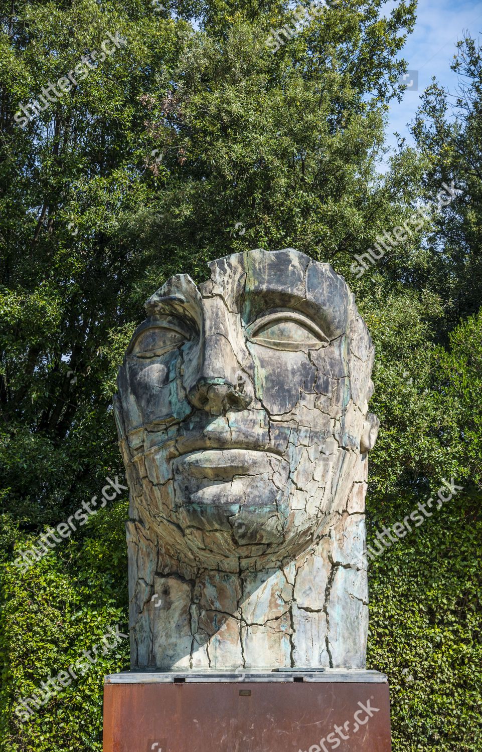 Head Roman Giant Sculpture By Igor Editorial Stock Photo - Stock Image ...