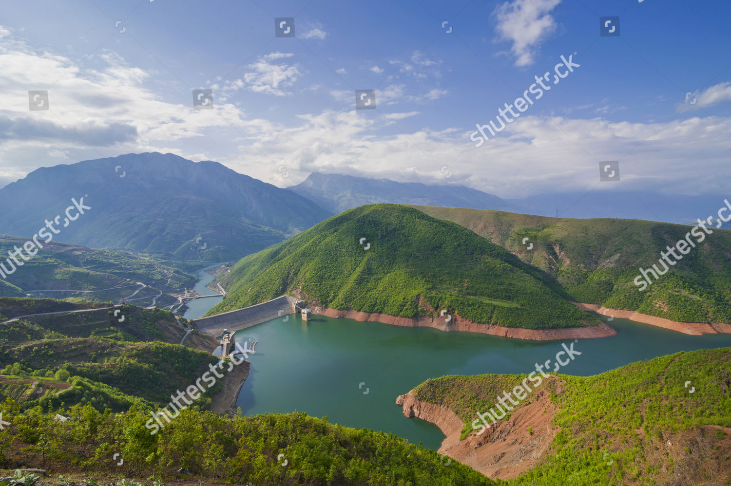 Fierza Reservoir Albania Editorial Stock Photo - Stock Image | Shutterstock