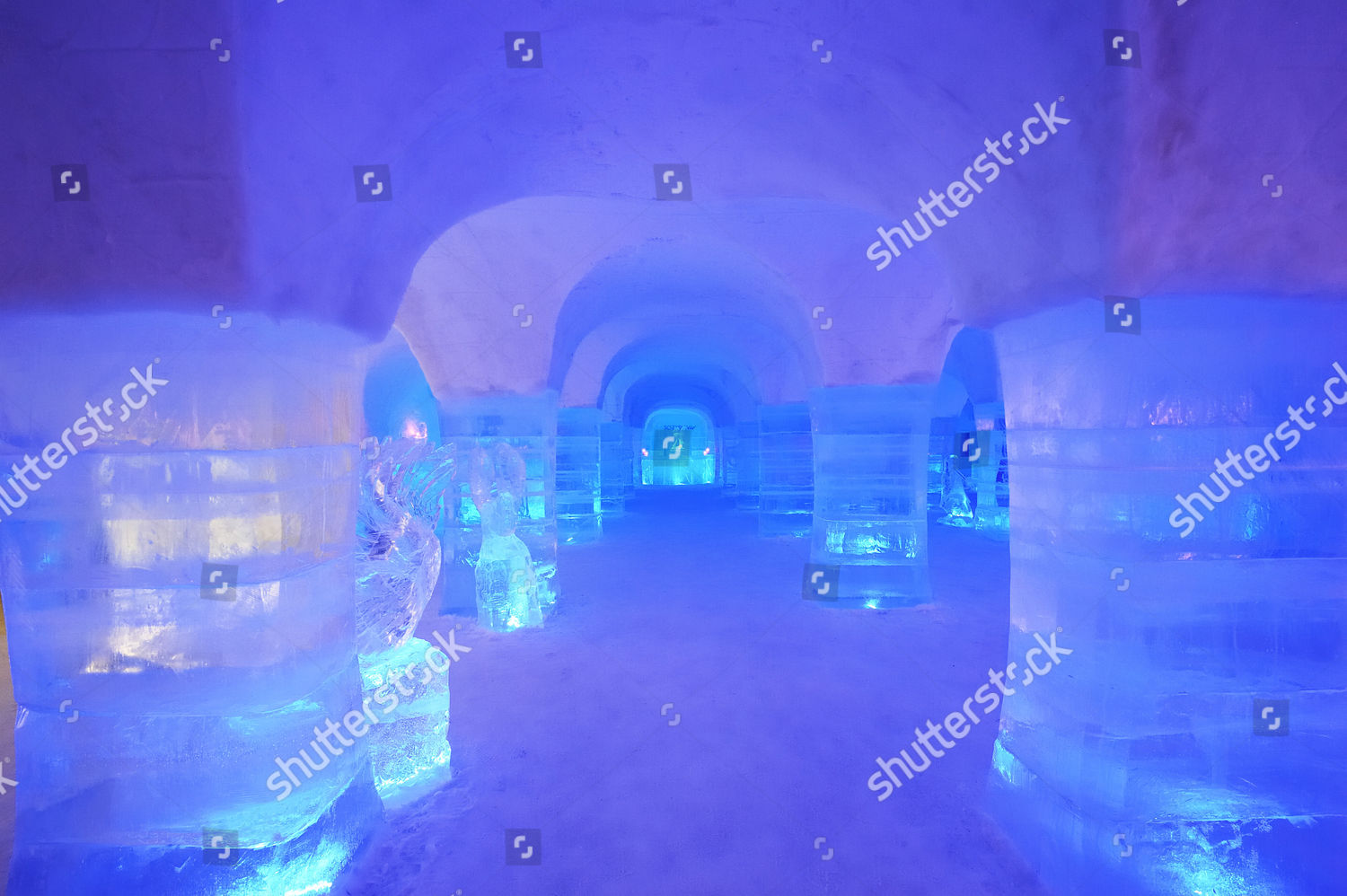 Ice Hotel Igloo Hotel Sorrisniva Alta Editorial Stock Photo - Stock ...