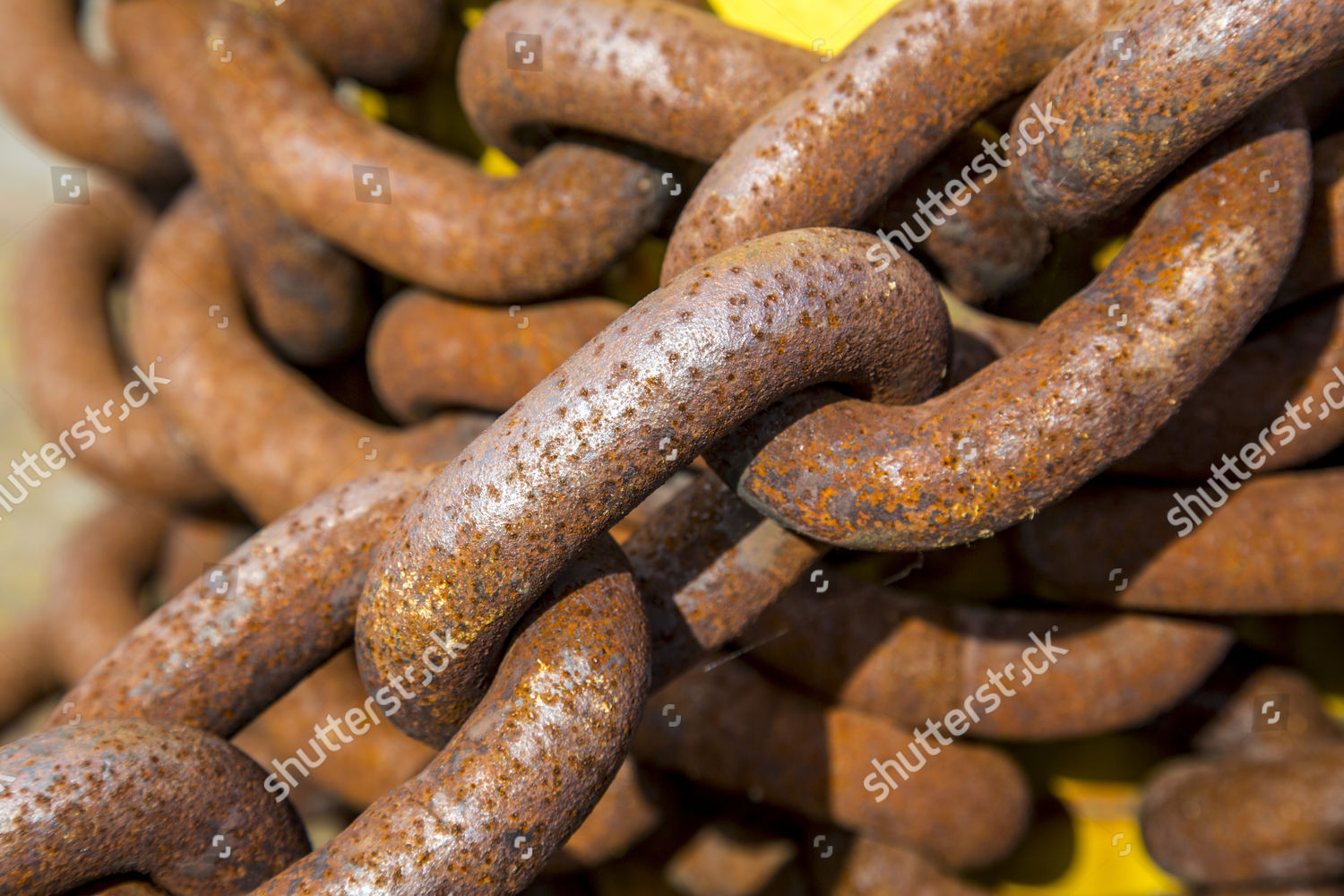 Rusty Large Metal Chain Editorial Stock Photo - Stock Image | Shutterstock