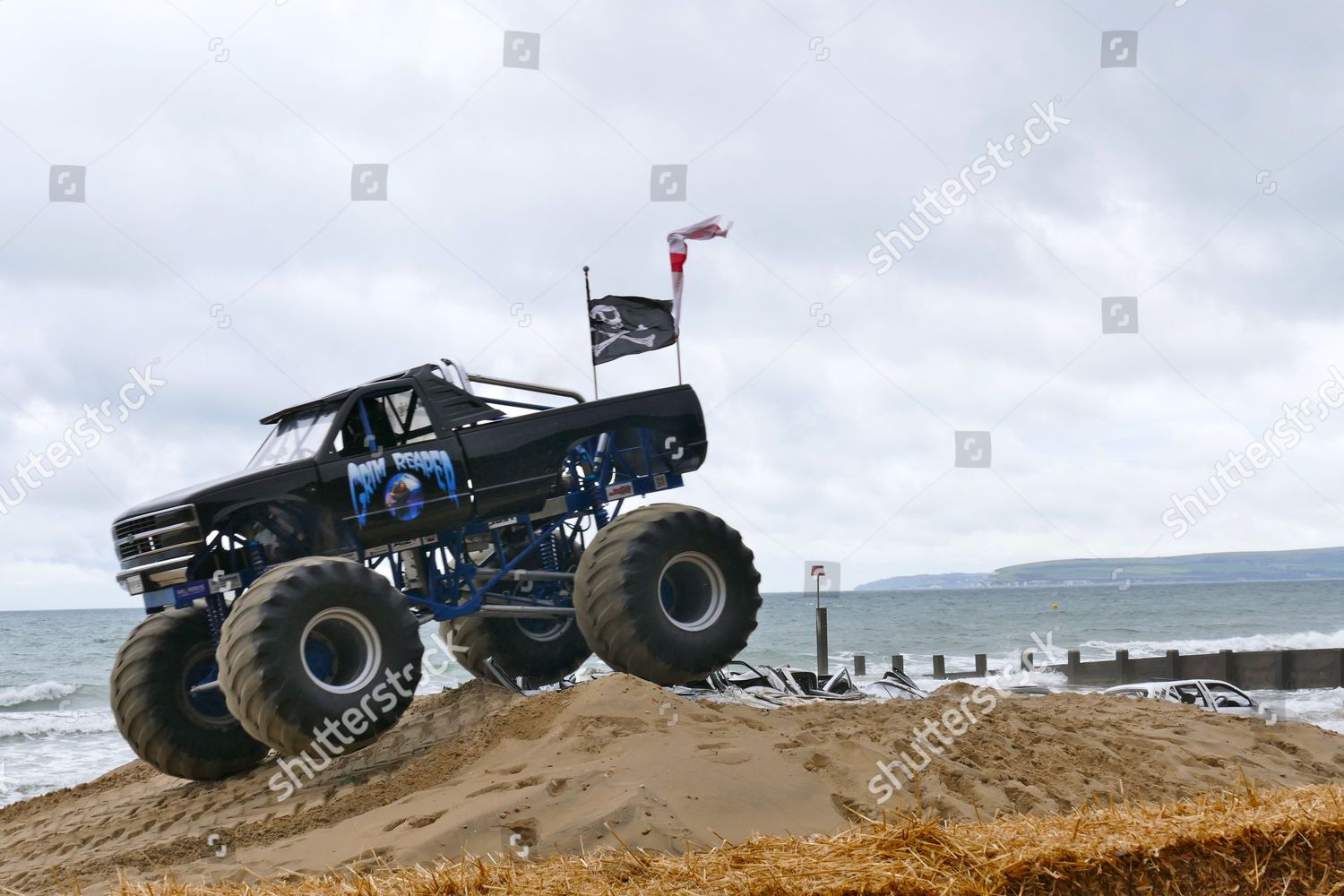 Monster Truck Display On Bournemouth Beach Editorial Stock Photo ...