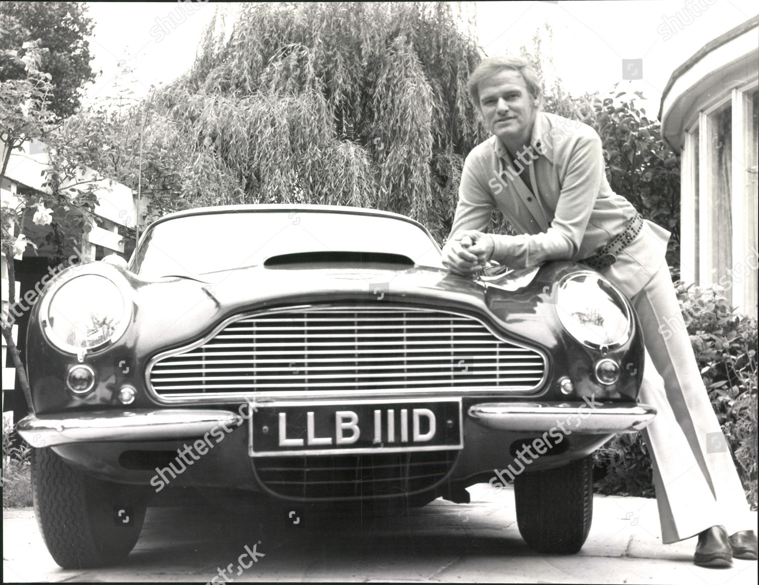 Actor Keith Michell His Aston Martin Editorial Stock Photo - Stock ...