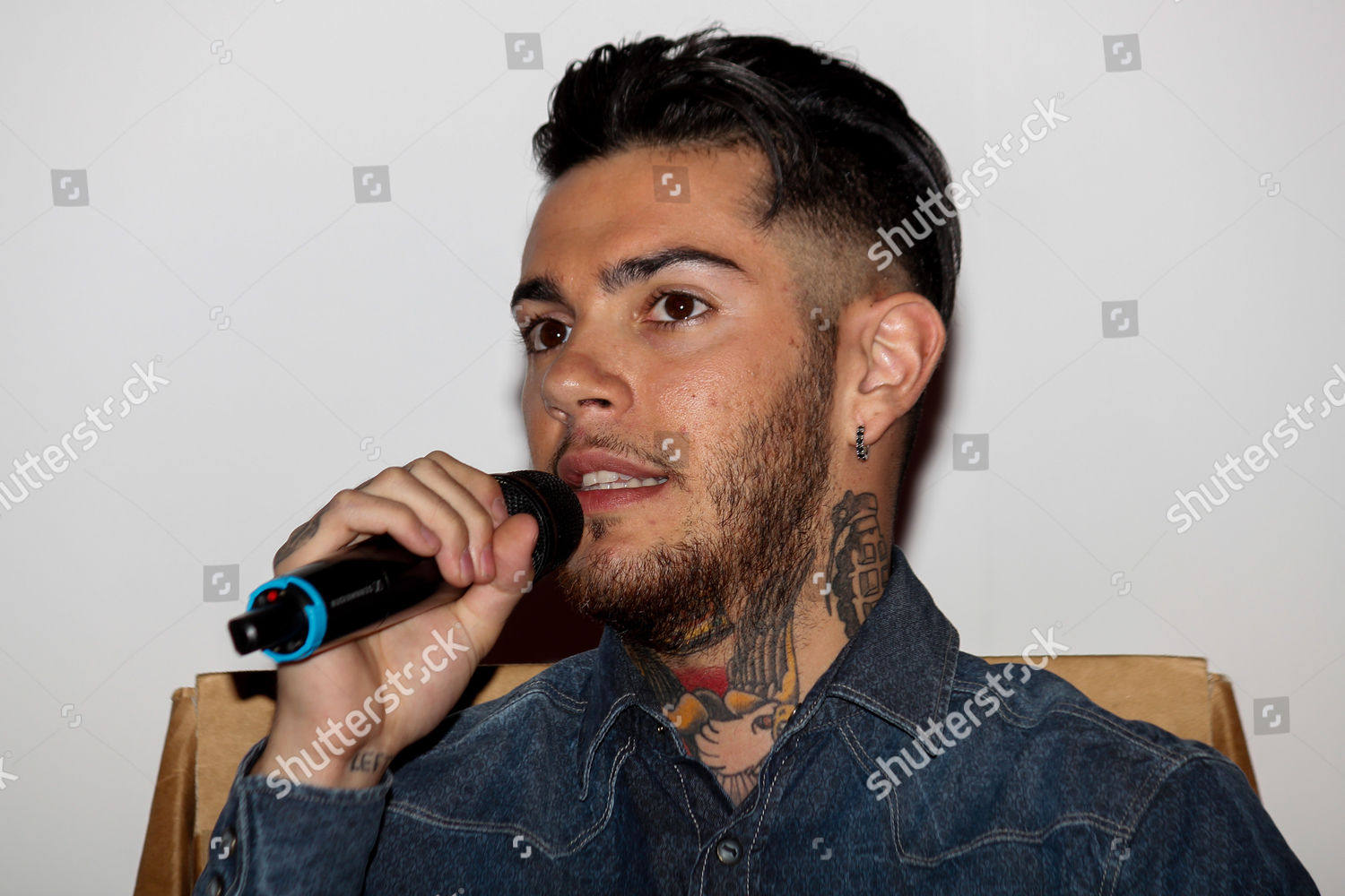 Italian Rapper Emiliano Rudolf Giambelli Aka Editorial Stock Photo ...