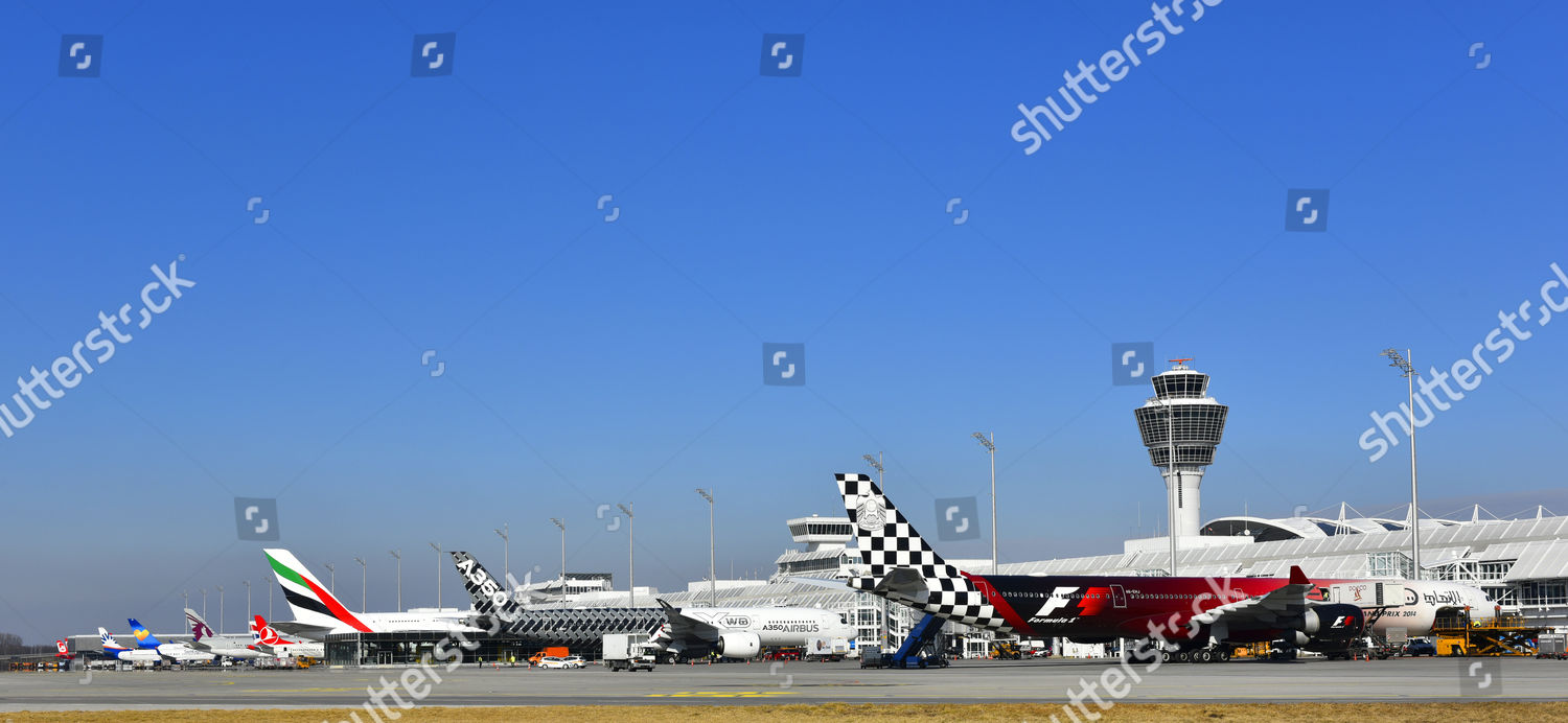 AIRBUS A340 A350 A380 TERMINAL 1 Editorial Stock Photo - Stock Image ...