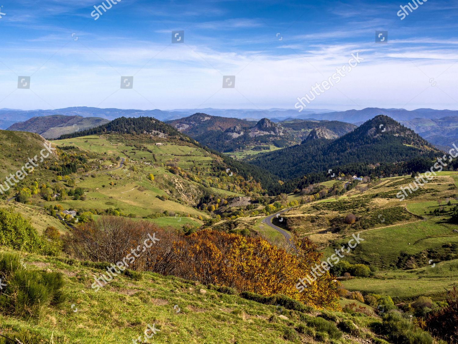 Cirque Des Boutieres Mezenc Massif Ardeche Editorial Stock Photo ...