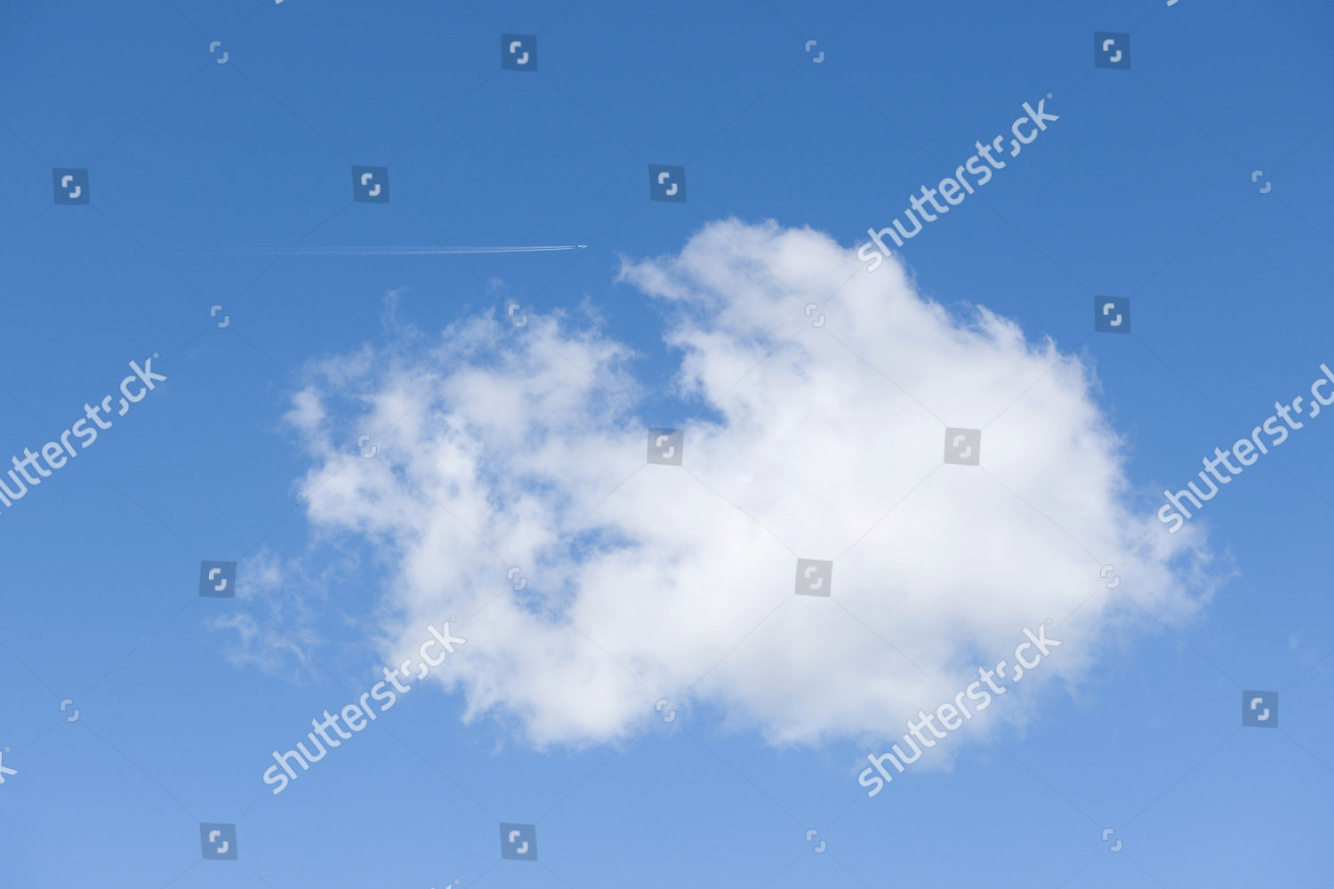 Aircraft Flying Past Cloud Editorial Stock Photo - Stock Image ...