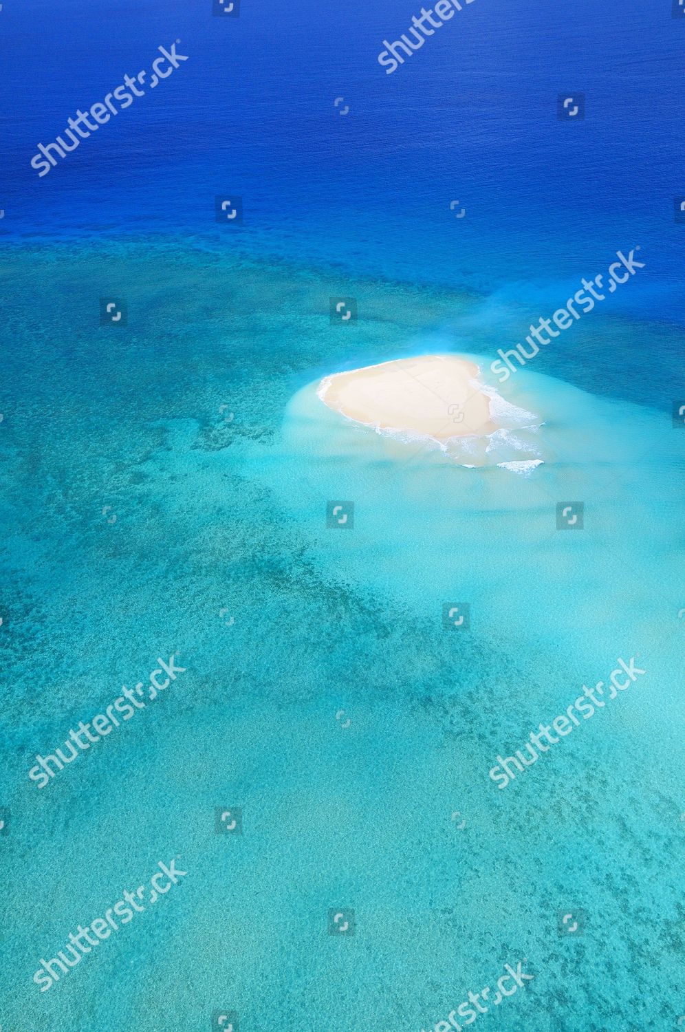 Coral Reef Sand Island Near Grande Editorial Stock Photo - Stock Image ...