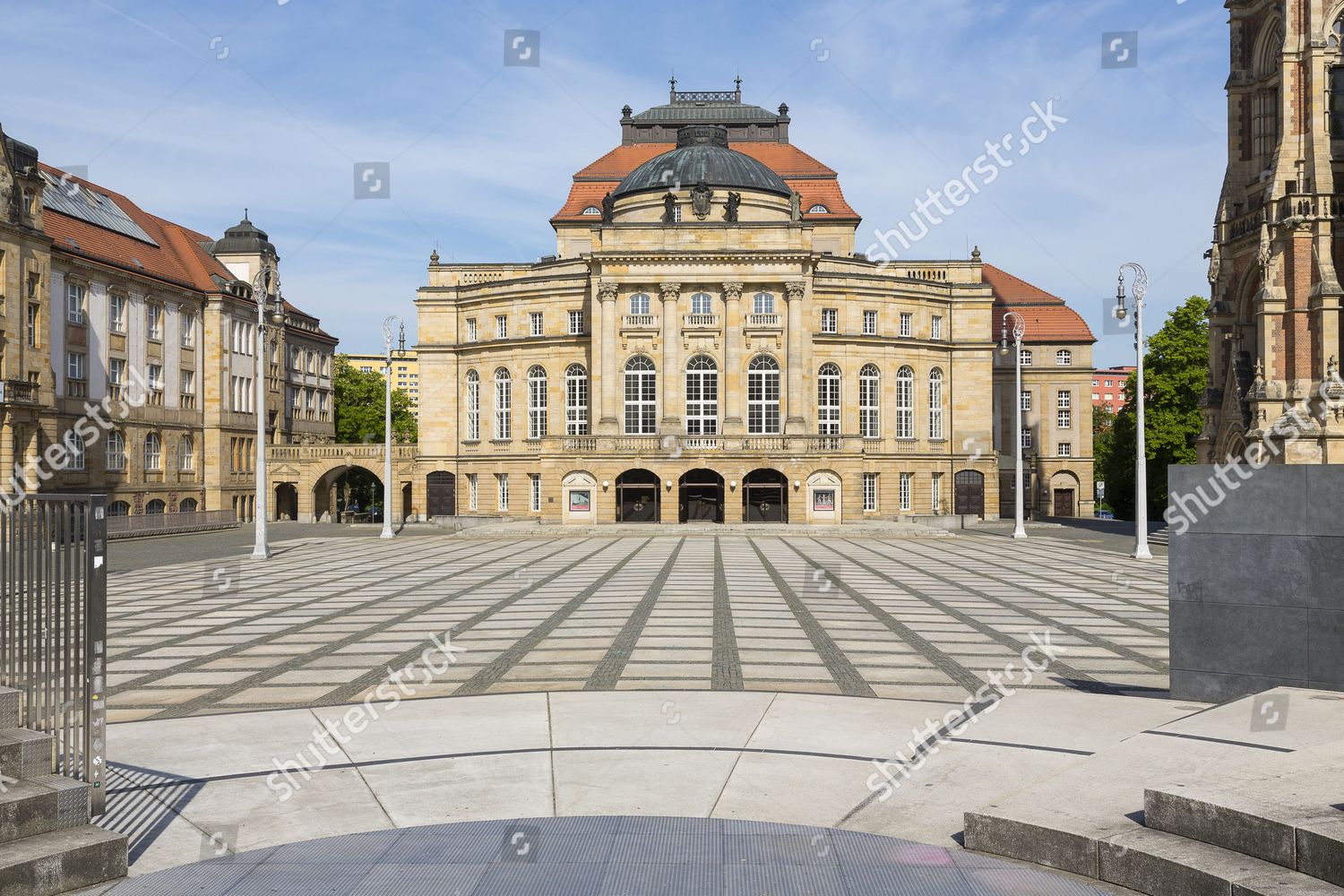 Opera House On Theatre Square Chemnitz Editorial Stock Photo - Stock ...