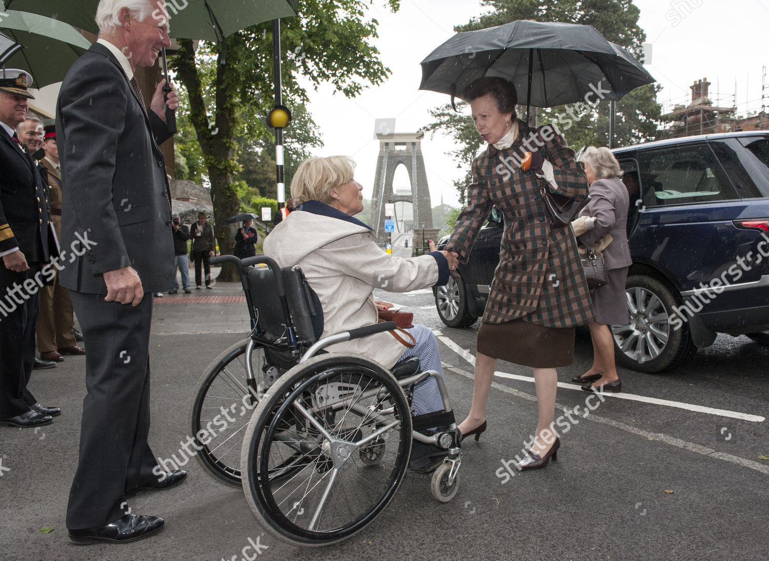 Princess Anne Greets Lordleiutentant Somerset Mrs Editorial Stock Photo ...