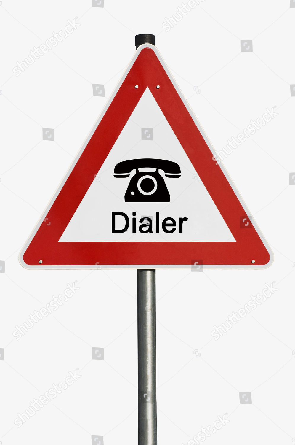Warning Sign Telephone Dialer Computer Virus Editorial Stock Photo ...