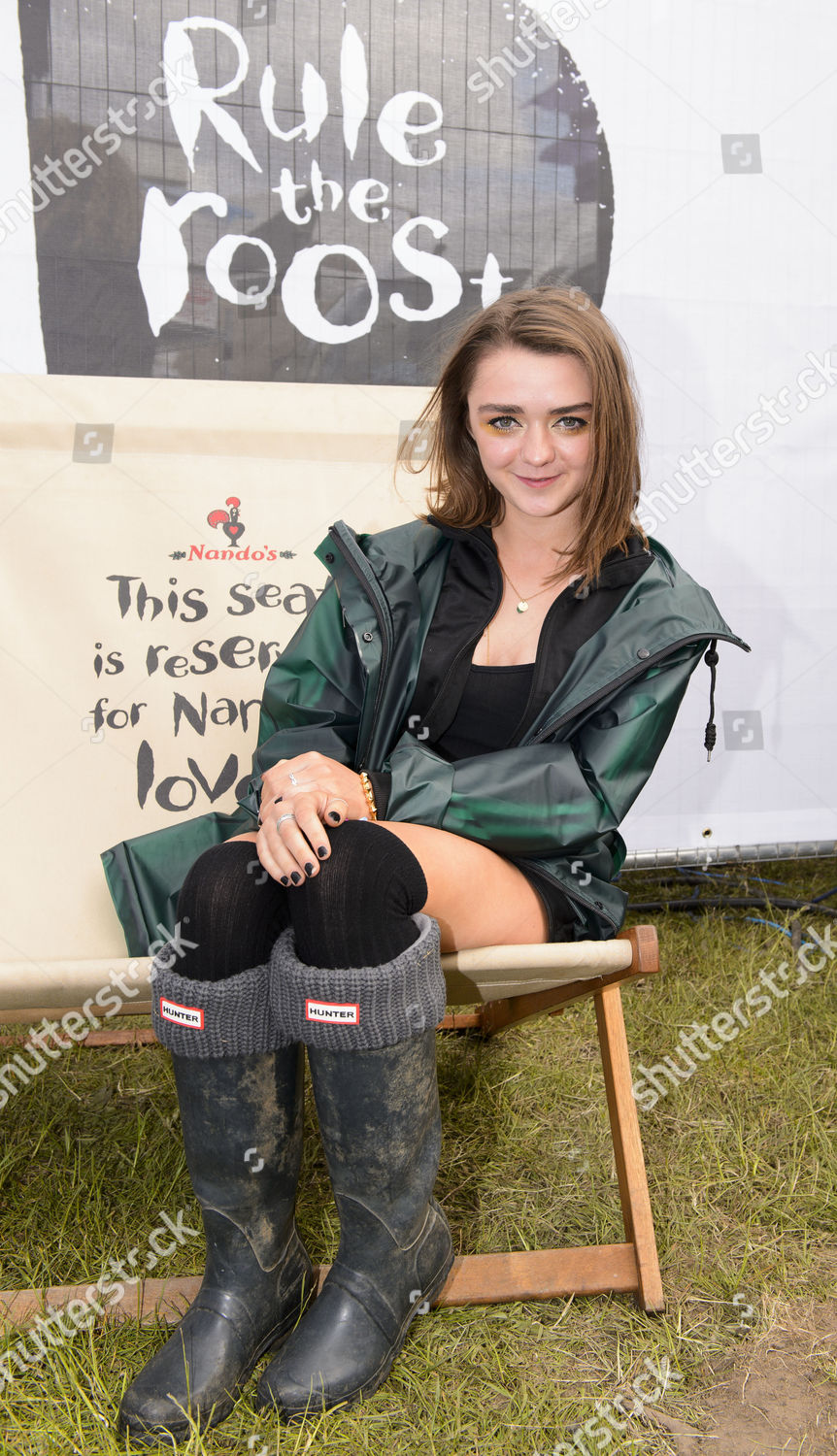 Maisie Williams Nandos Festival Food Truck Editorial Stock Photo ...
