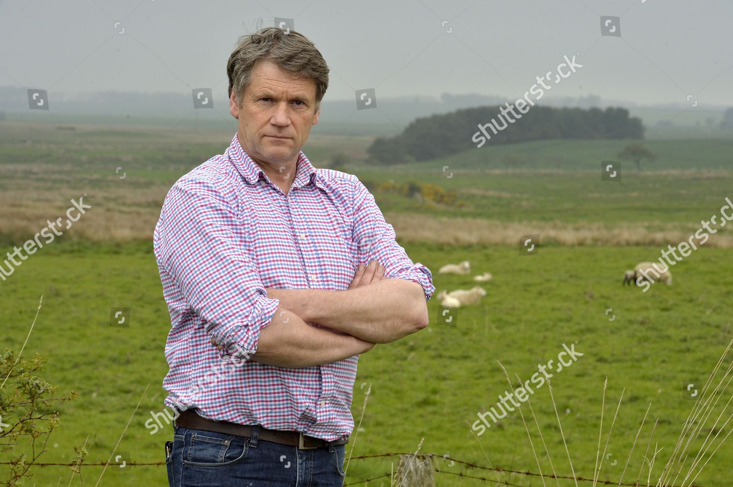 Campaigner Hon Andrew Joicey Barmoor Windfarm Editorial Stock Photo ...