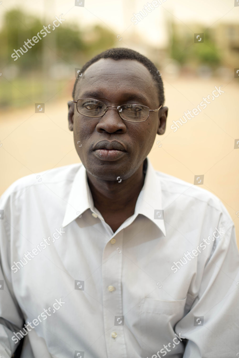 Daniel Wani Outside His Home Khartoum Editorial Stock Photo - Stock ...