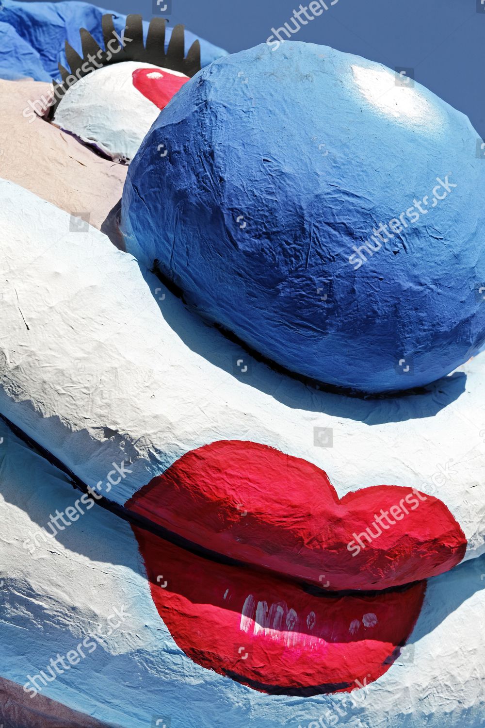 Female Clown Bulbous Nose Red Lips Editorial Stock Photo - Stock Image ...