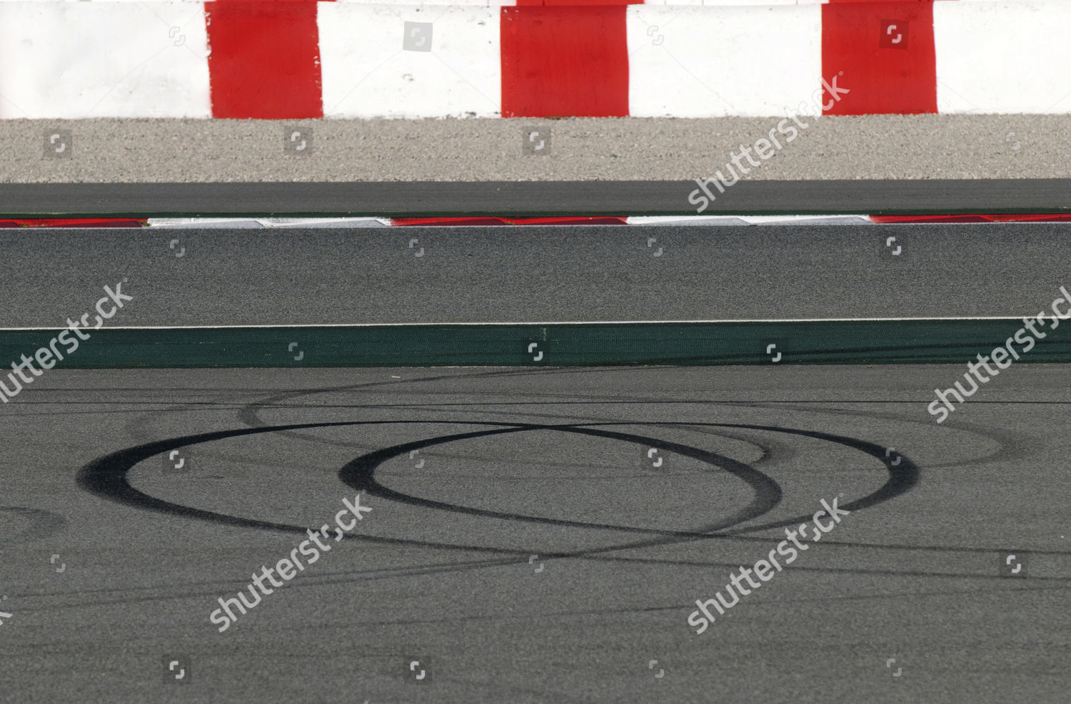 Tire Tracks Motor Sports Formula 1 Editorial Stock Photo - Stock Image ...