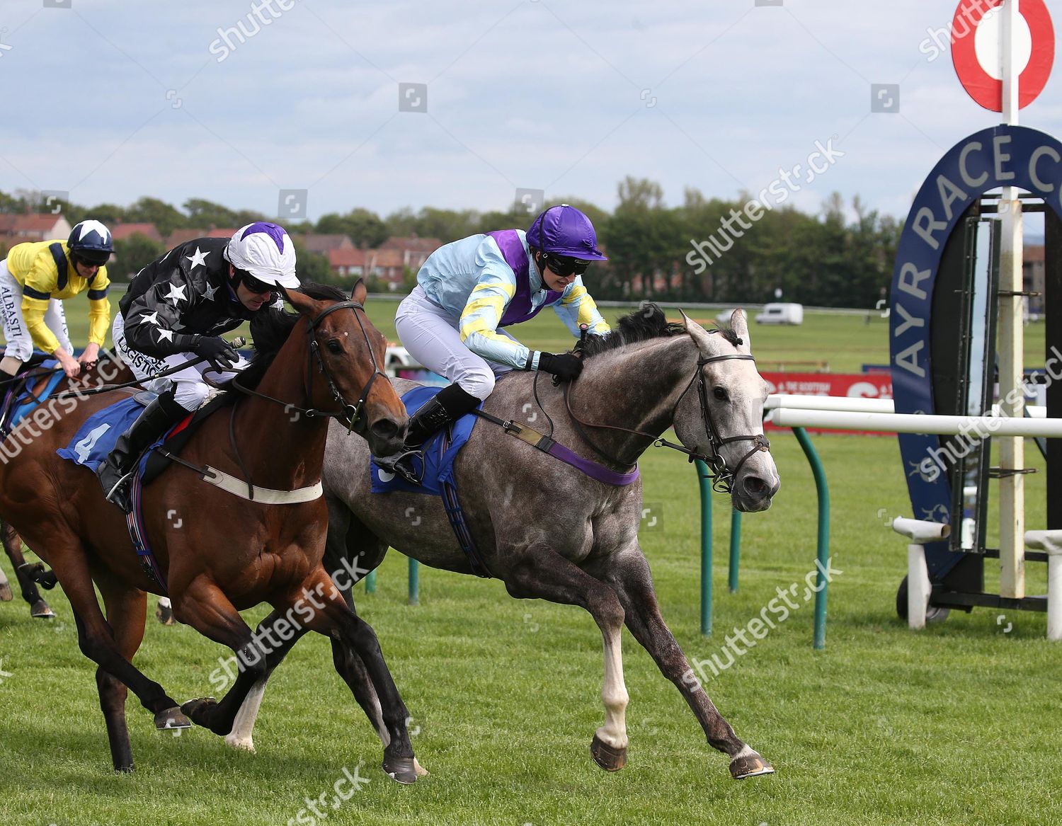 Blue Jacket Emma Sayer Win Trainer Editorial Stock Photo - Stock Image ...
