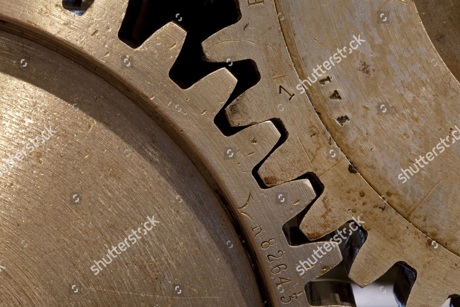 Interlocking Gear Wheels Detailed View Editorial Stock Photo - Stock ...