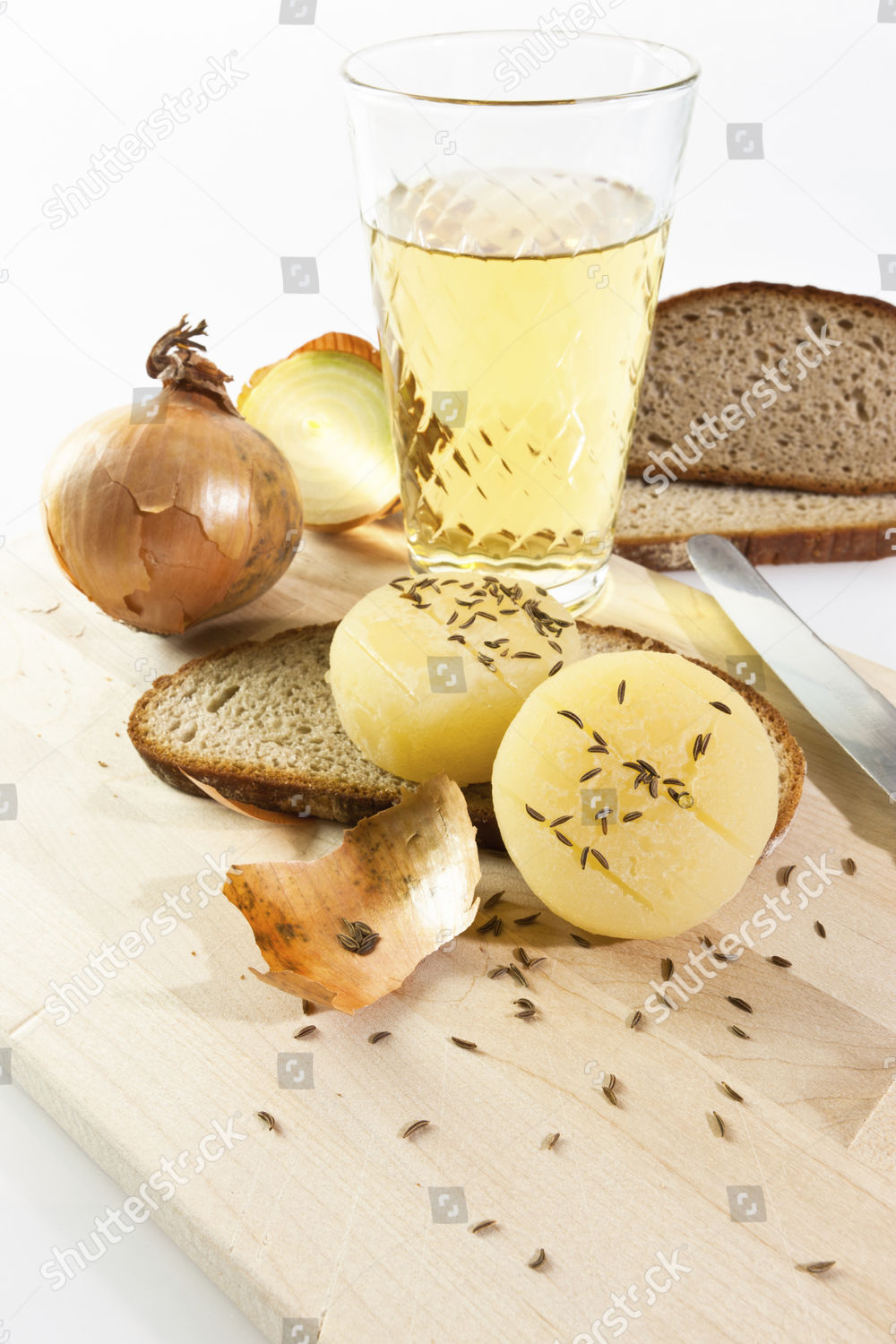 Traditional Food Frankfurt German Hand Cheese Editorial Stock Photo ...