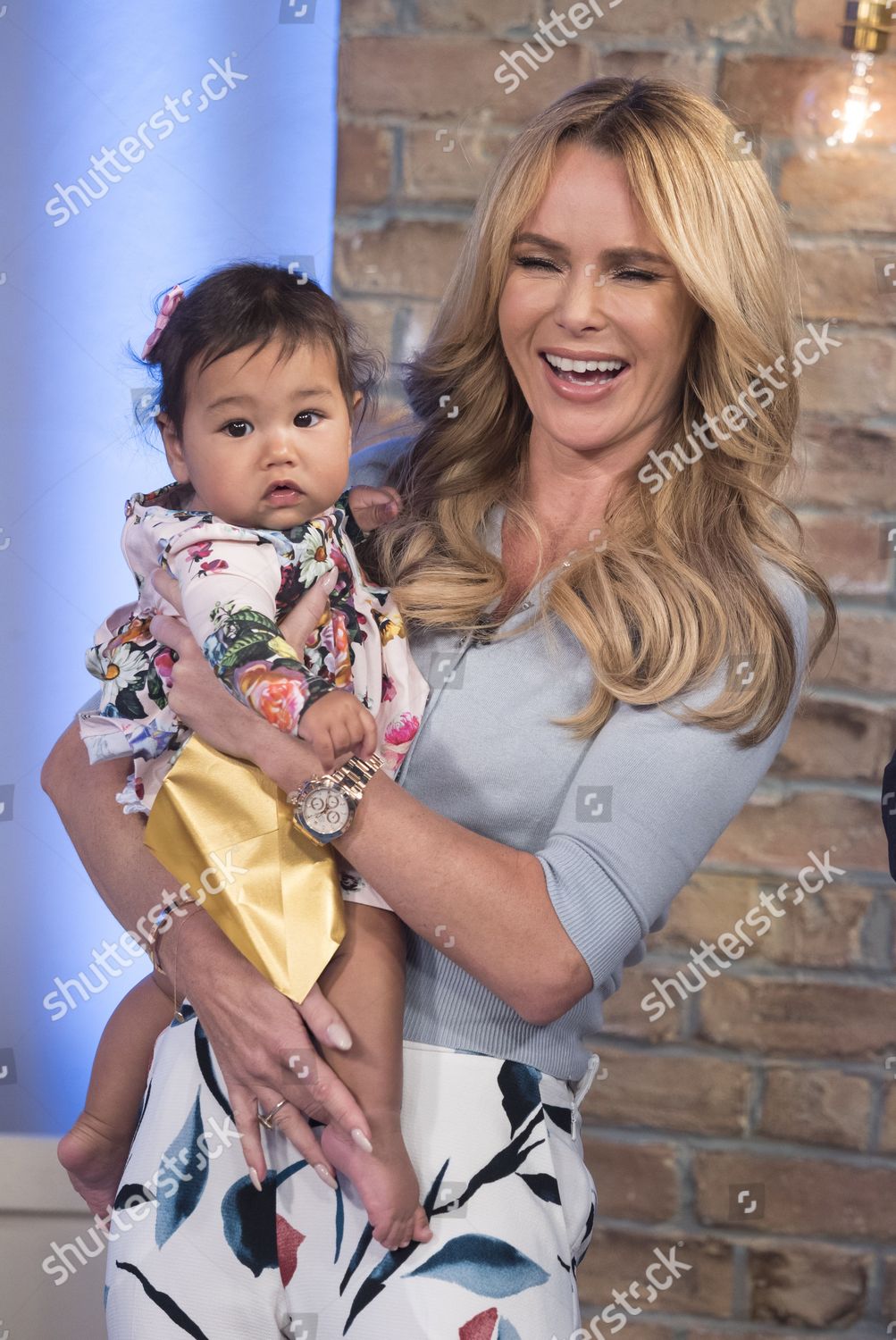 Amanda Holden Isla Jasmine Piasecki Editorial Stock Photo - Stock Image ...