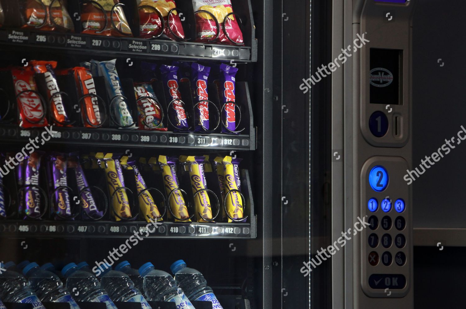 Vending Machine Chocolate Bars Editorial Stock Photo - Stock Image ...