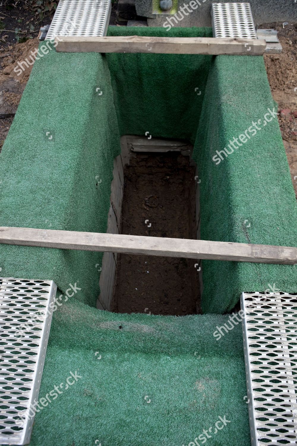 Open Grave Cemetery Editorial Stock Photo - Stock Image | Shutterstock