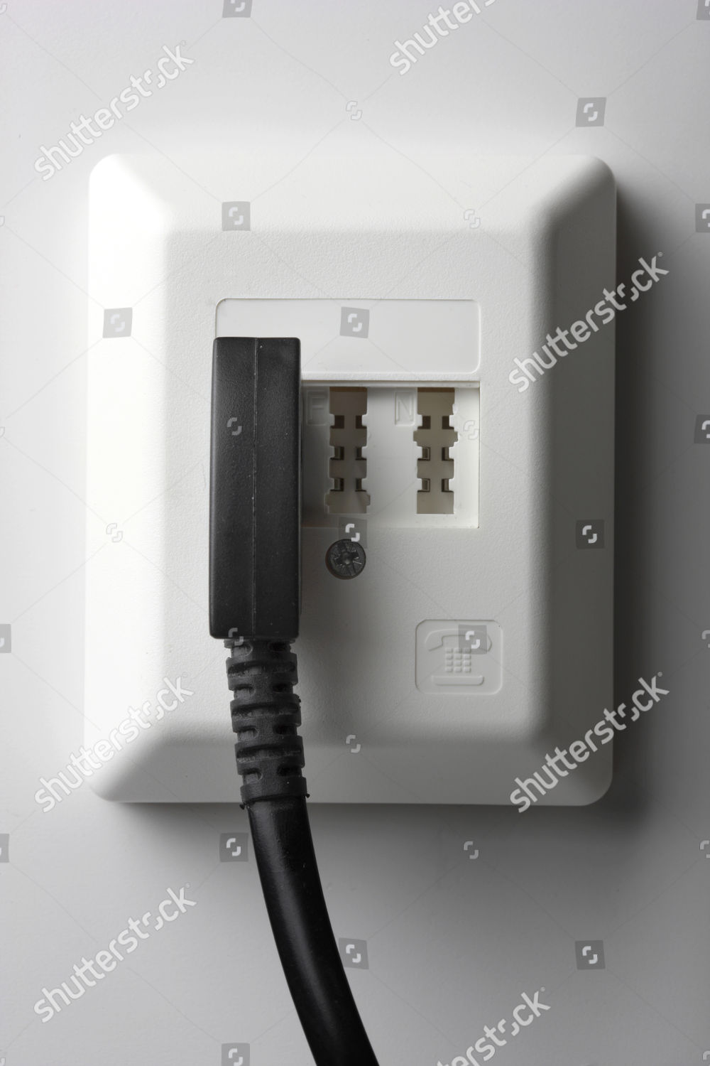 Tae Telephone Cable Connecting Phone Telephone Editorial Stock Photo ...