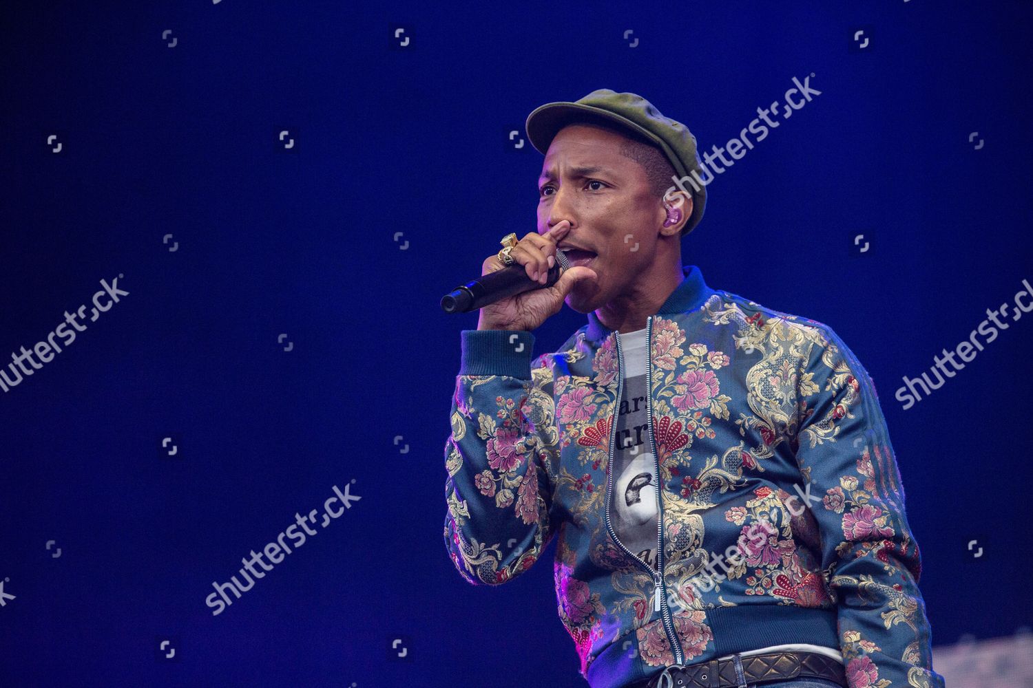 Pharrell Williams Performing On Main Stage Editorial Stock Photo ...